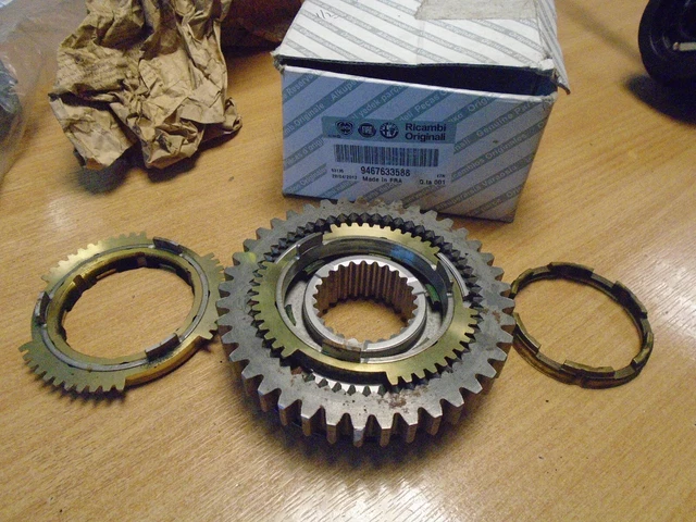 GENUINE FIAT DUCATO 6 speed MLGU Gearbox Complete 1st/2nd Synchro Hub ...