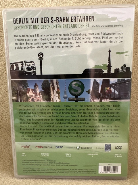BERLIN MIT DER S-BAHN ERFAHREN - Geschichte entlang der S1 - rbb Doku NEU & OVP EUR 9,99 ...