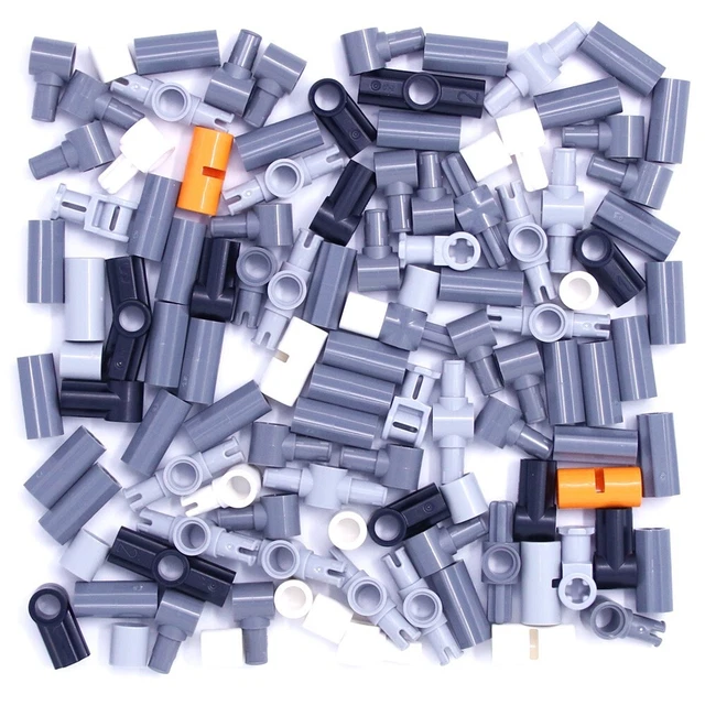 LEGO TECHNIC BRIQUES 110x Connecteurs Chapes Coupleurs Noir Orange ...