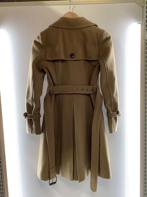 BLUE LABEL CRESTBRIDGE Trench Coat/36/Wool/Beg/55B30-288 £259.45 ...