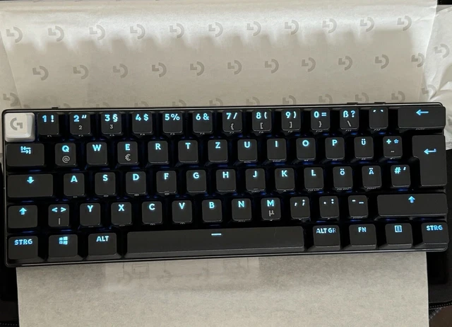 LOGITECH G PRO X TKL LIGHTSPEED Wireless Gaming Keyboard Deutsches ...