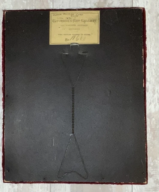 MILITARY MAN IN Uniform-Duane P. Cobb-1876-Velvet Bubble Convex-Thurber ...