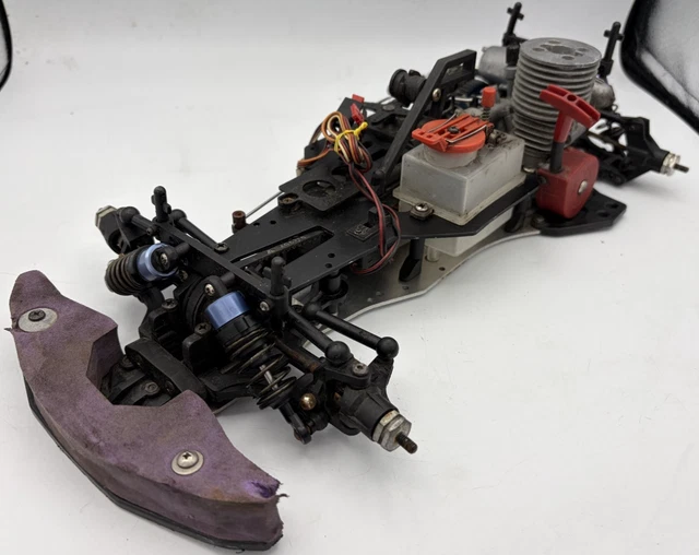 FOR PARTS KYOSHO engine car Pure ten 4WD chassis vintage rare £144.16 ...