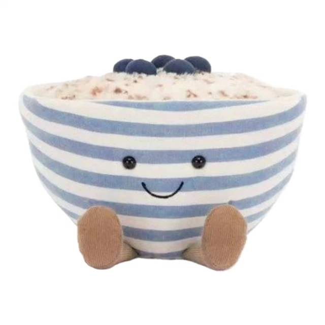7& JELLYCAT AMUSEABLES Oats Striped Blue plush doll Tag+ Dust Bag 1PC £ ...