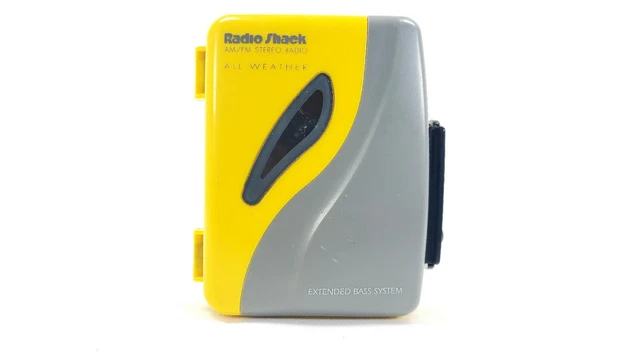 RADIO SHACK SCP-59 Sport AM/FM RADIO WALKMAN Auto-Stop portable ...