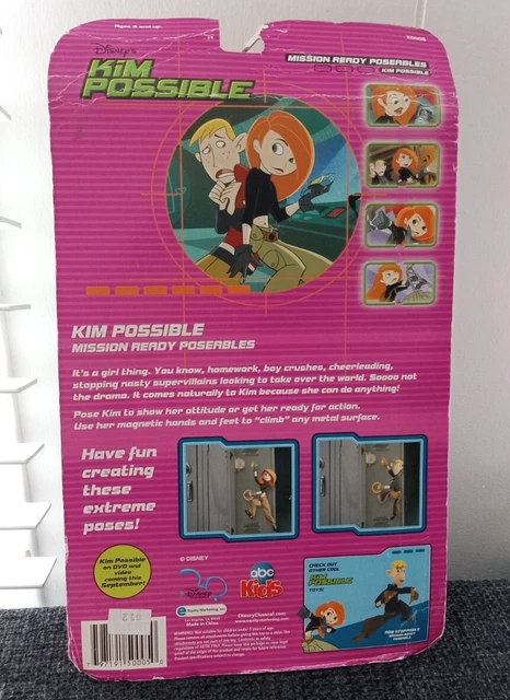 KIM POSSIBLE AND Ron Stoppable Mission Ready Poseables 10" Action ...