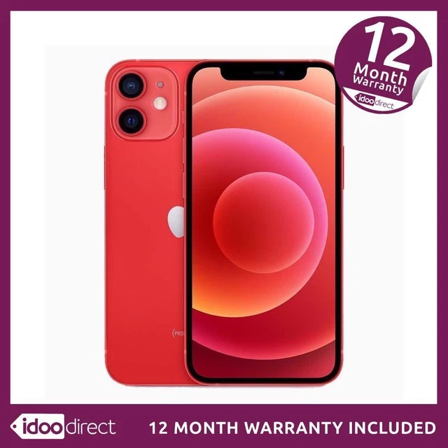 APPLE IPHONE 12 Mini A2399 128GB 12MP Smartphone Mobile Red Unlocked ...