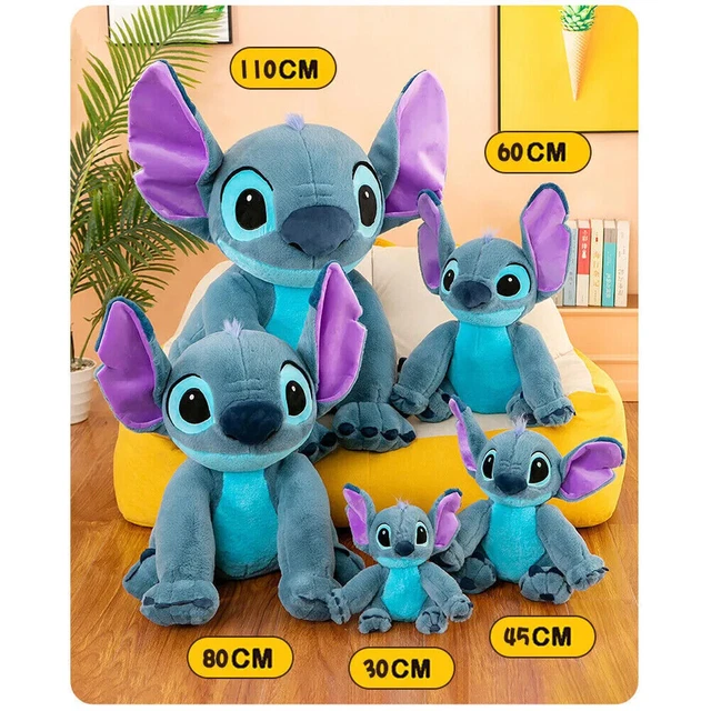 DISNEY LILO & Stitch Plush Stuffed Doll Large Stuffed Sleeping pillow Toys UK £15.59 - PicClick UK