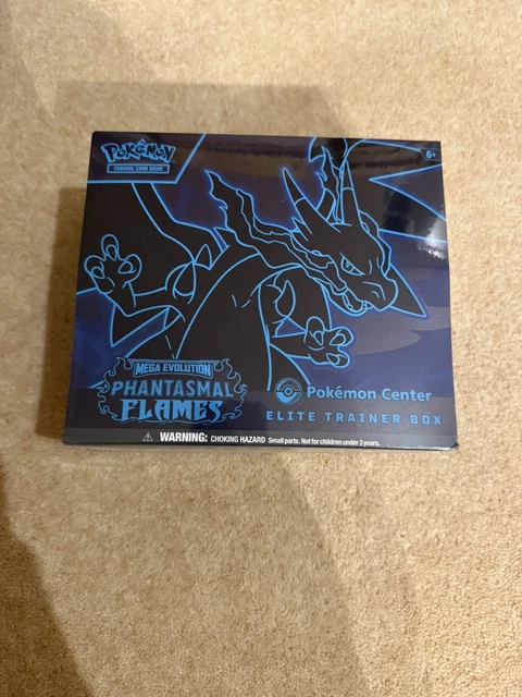 POKEMON TCG: MEGA Evolution Phantasmal Flames Pokemon Center Elite ...