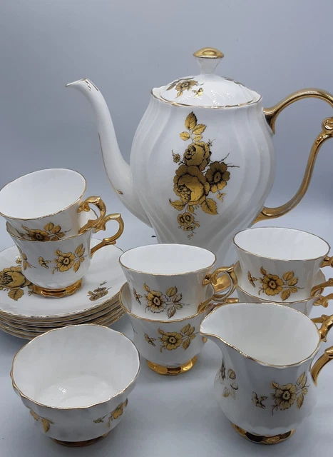 ROYAL IMPERIAL BONE China 15 Piece Tea Set (H15) £24.99 - PicClick UK