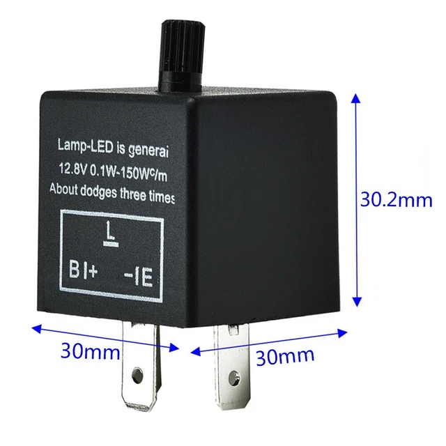 LED INDICATOR RELAY Flashing Relay Flasher Relay Cf 13 Gl-02 3 Pole 12 ...