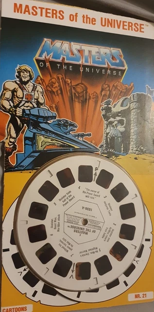 RARE MASTERS OF The Universe He-Man Viewmaster Reel Set Bm009 1982 ...