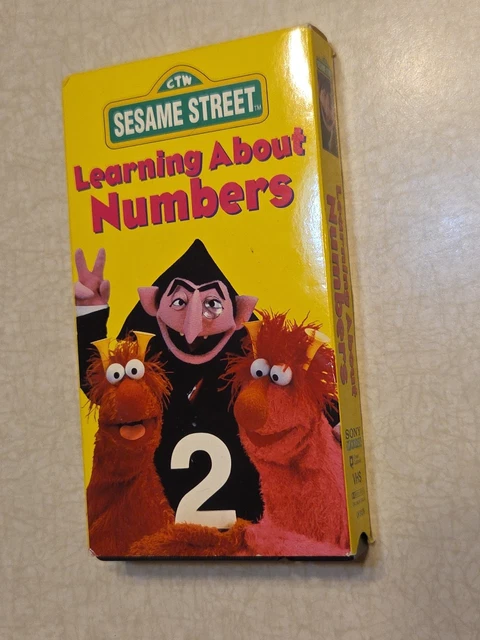 SESAME STREET VHS Tape Learning About Numbers £13.38 - PicClick UK