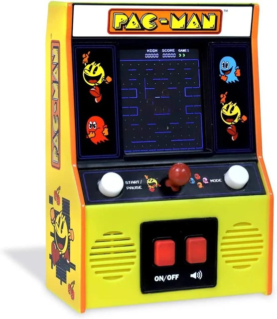 BASIC FUN ARCADE Classics - Pac-Man Color LCD Retro Mini Arcade Game ...