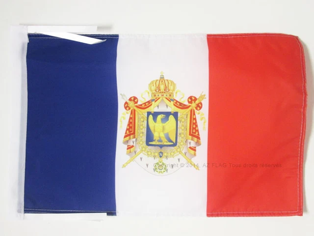 DRAPEAU FRANCE PREMIER EMPIRE 1804-1815 45x30cm - PAVILLON FRANÇAIS ...