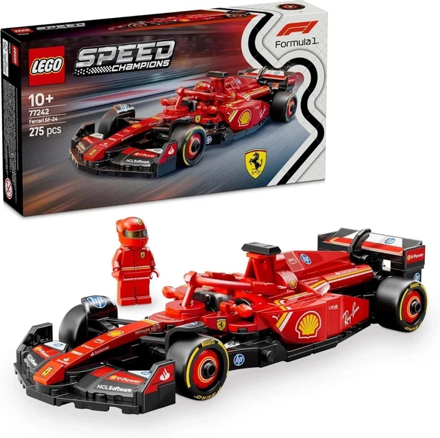 LEGO SPEED CHAMPIONS: Ferrari Sf-24 F1 Race Car (77242) £18.99 ...