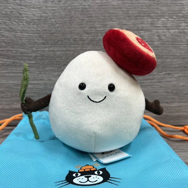 JELLYCAT AMUSEABLES MOZZARELLA Cheese Plush Genuine Collectible BNWT ...