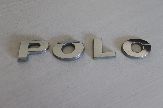 ORIGINAL VW POLO Emblem Schriftzug Zeichen Kennzeichen #4065 EUR 15,00 ...