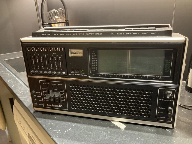 POSTE RADIO EUROMATIC 001, Années 80, Fonctionne EUR 165,00 - PicClick FR