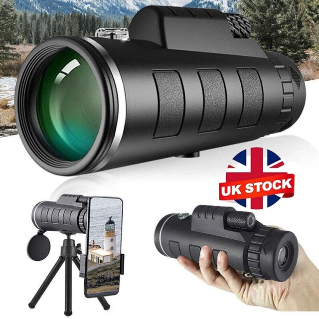 MONOCULAR 80X100 HD Phone Telescope Portable Super High Power Spotting ...