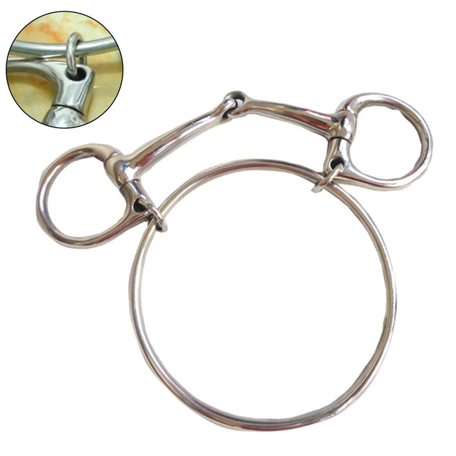 STAINLESS STEEL HORSE Equipment Half Cheek Bit for Smooth Riding ...