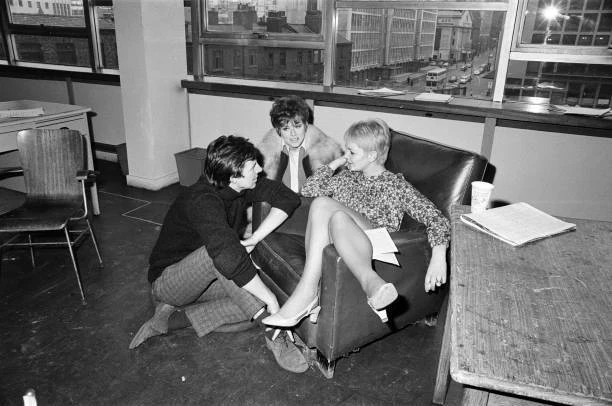 THE CAST OF 'Coronation Street' on set Mitzi Rogers and Philip- 1968 ...