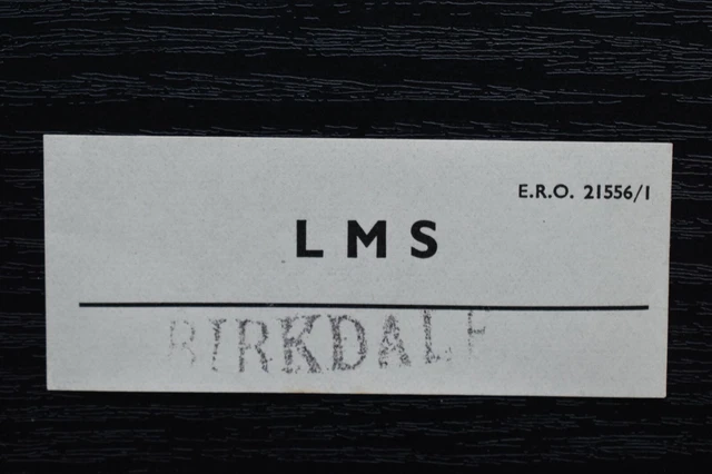 LMS LONDON MIDLAND & Scottish Railway Luggage Label BIRKDALE (Ref554P6 ...