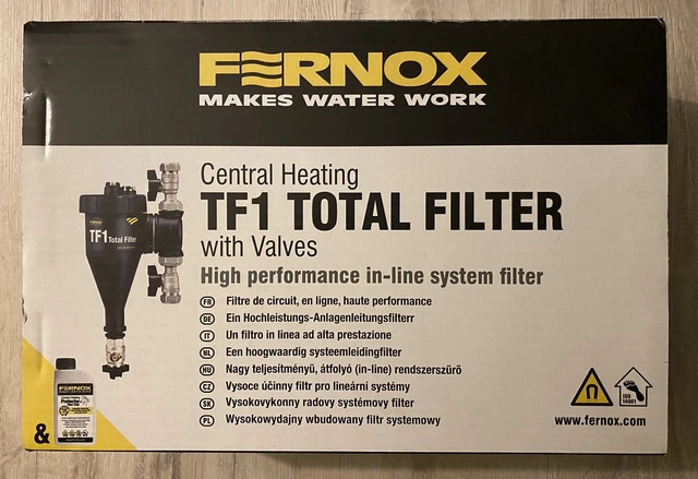 FERNOX TOTAL FILTER Magnetit- und Schlammabscheider TF1 1"/DN25 und ...