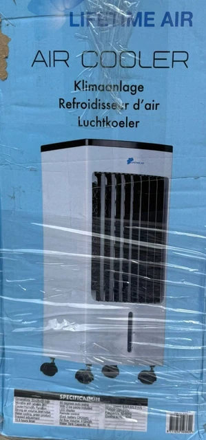 LIFETIME AIR COOLER LQ-AC07S Luftkühler Fernbedienung LED Display 80W ...