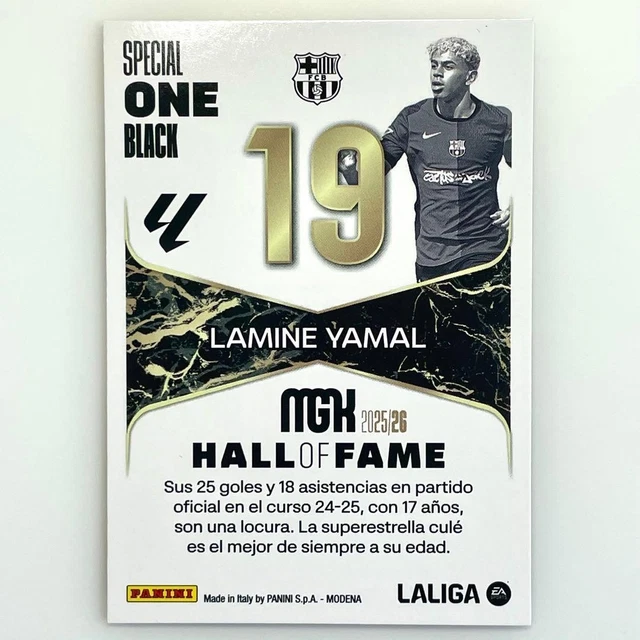 LAMINE YAMAL 2025-26 PANINI Megacracks LaLiga FC Barcelona Soccer Card ...