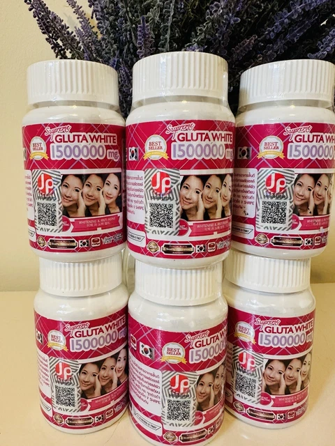 SUPREME GLUTA WHITE 150000mg. Glutathione Skin Whitening 30 Softgel ...