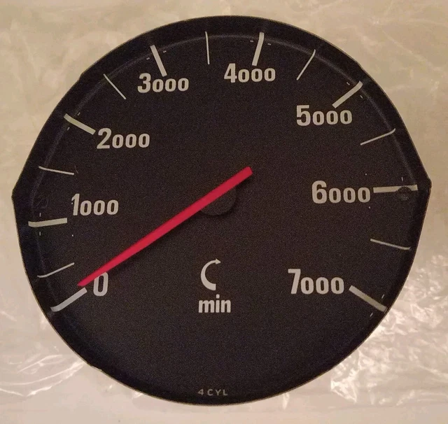 MK1 MK2 FORD Capri NOS Rev Counter / Tachometer, 4 Cylinder Negative ...