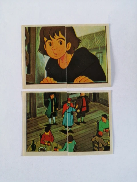 LES MYSTÉRIEUSES CITÉS d'or 4 Stickers / Autocollants Panini / Age 1983 ...