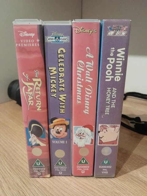 4 X BUNDLE of Disney Classics Movie Films Collection VHS Video ...