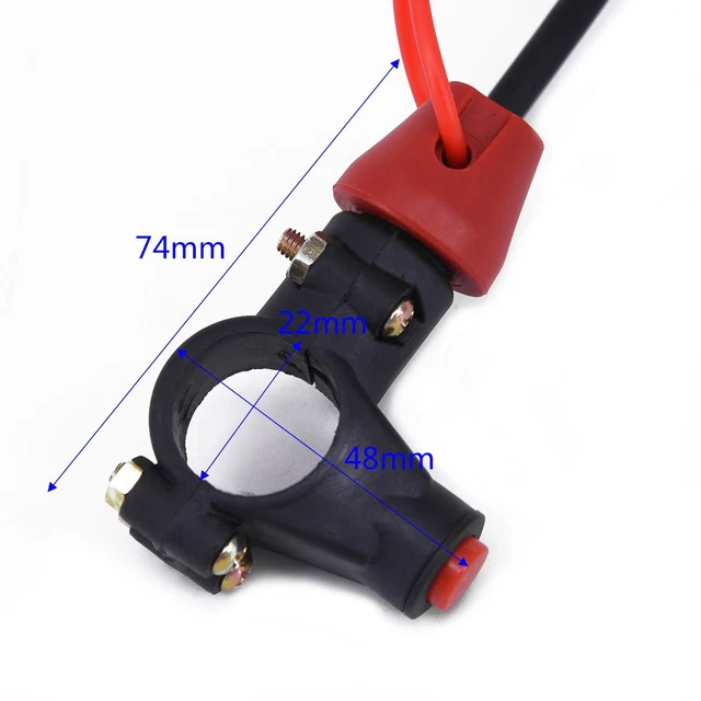 MOTORCYCLE EMERGENCY STOP Switch Tether Stop Switch Outboard Switch ...