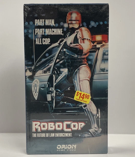 ROBOCOP VHS FACTORY Sealed FIRST EDITION, Orion Video Watermark EX++ £ ...
