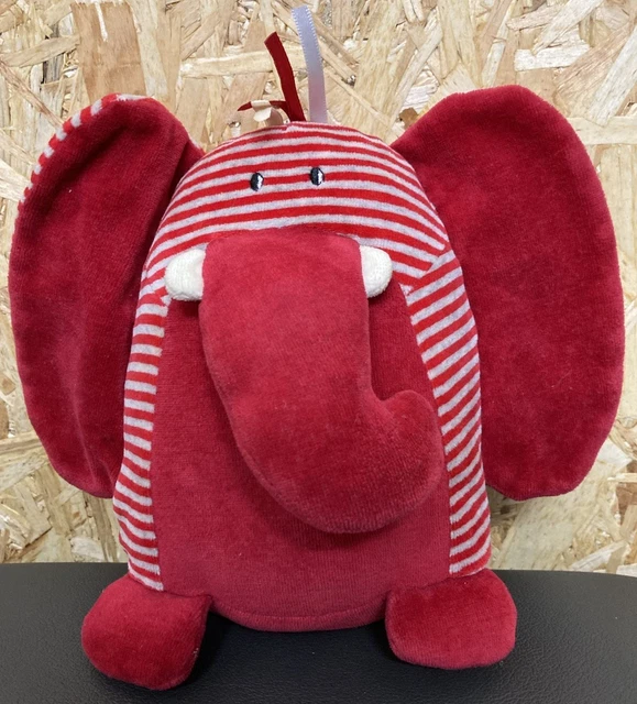 LITTLE JELLYCAT BEAKY Elephant Plush Teddy Crinkly Ears Squeaky Nose ...