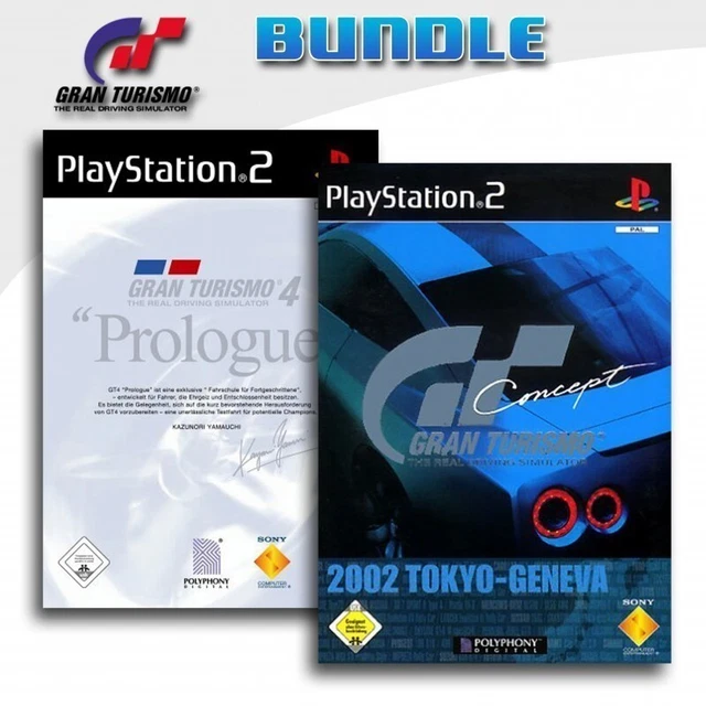 PS2 GRAN TURISMO 4 Prologue + Gran Turismo Concept 2002 Tokyo-Geneva ...