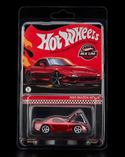 2024 RLC HOT Wheels Collectors 1993 Mazda RX-7 R1 Rouge *PRÉCOMMANDE ...