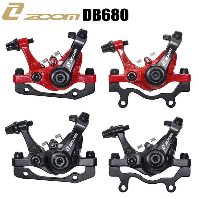 ZOOM DB-680 BIKE Disc Brake Mechanical Caliper Double Brake MTB Bike £ ...