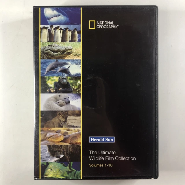 NATIONAL GEOGRAPHIC THE Ultimate Wildlife Film Collection DVD Set Vol 1 - 10 PAL $14.97 ...