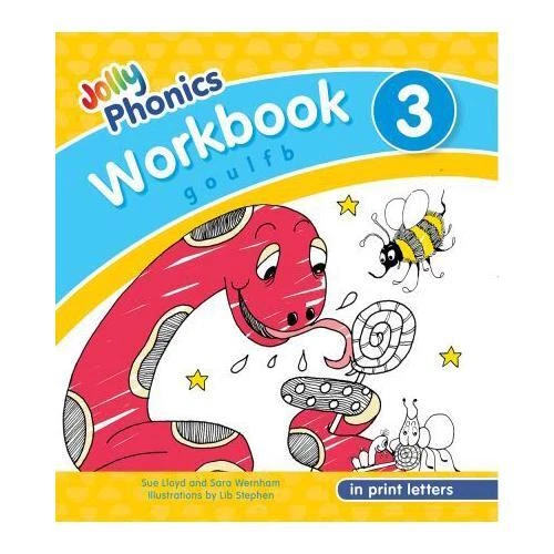 JOLLY PHONICS WORKBOOK 3 by Sue Lloyd, Sara Wernham £5.17 - PicClick UK