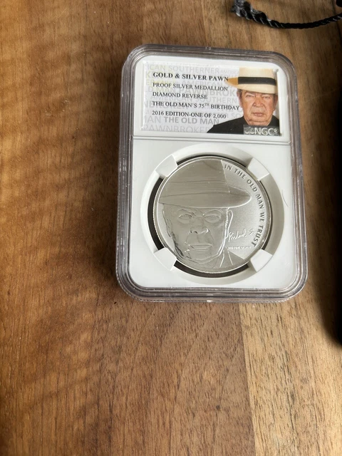 PAWN STARS (2016 Old Man’s 75th Birthday) - Silver Coin 1 Troy oz £87. ...