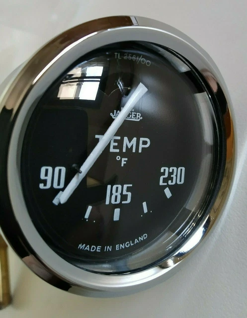 TRIUMPH TR2 TR3 Jaeger Temperature Gauge Indicador Temperatura TL2561 ...