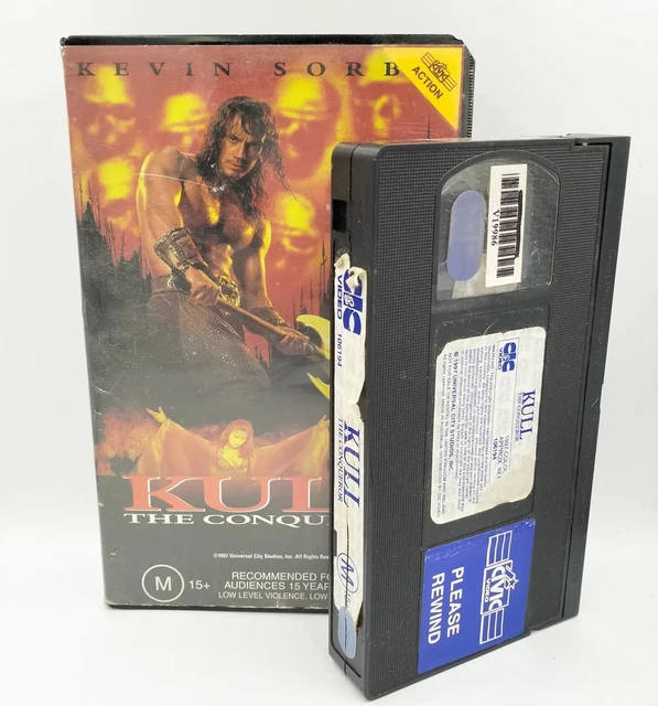 KULL THE CONQUEROR VHS Video Tape Vintage 1997 Ex Rental Civic Video ...