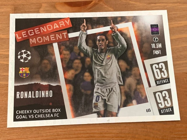 TOPPS MATCH ATTAX 2024 Ronaldinho Lgendary Moment Karte EUR 1,03 ...