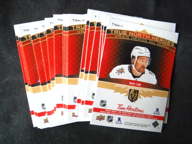 2025-26 TIM HORTONS TRUE NORTH HEROES Set ** ALL 18 CARDS ** SP McDavid ...