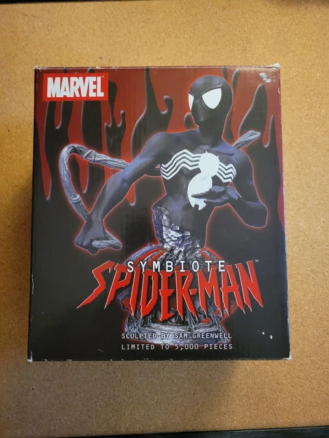 MARVEL SYMBIOTE SPIDER-MAN Black Diamond Select Statue Sam Greenwell £ ...