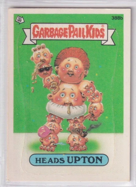 HEADS UPTON 1987 Topps Garbage Pail Kids Series 10 #388b EX a {0106 EUR ...