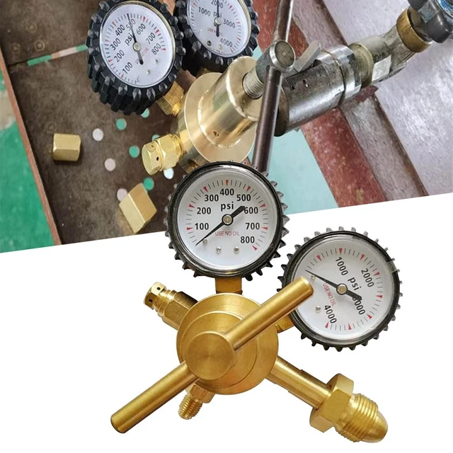 CGA580 VALVE D'AZOTE Protection de pression fiable 800psi manomètre EUR ...